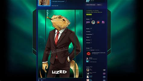 Lizard Steam Artwork Profile By Octavio Arts On Deviantart