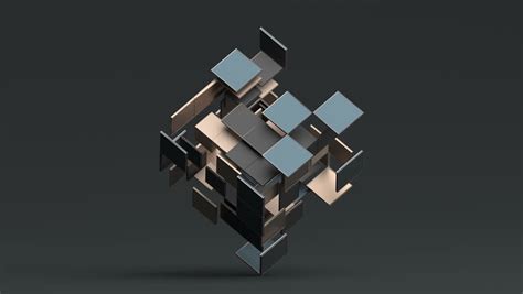 Abstract 3d Rendering Of Rotating Stock Footage Video 100 Royalty