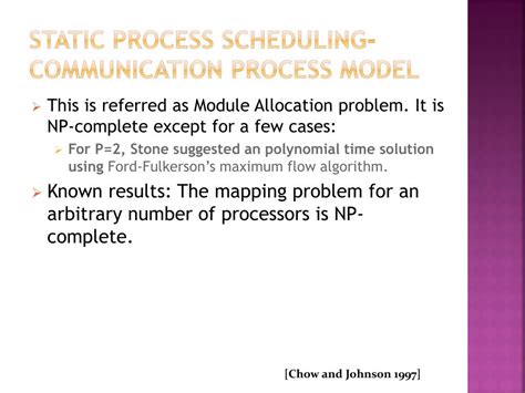 Ppt Static Process Scheduling Powerpoint Presentation Free Download