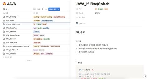 Java조건문if Elseswitch