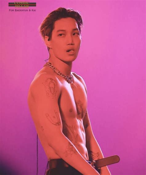 Exo Kai Shirtless
