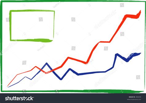 Line Chart Vector Image Stock Vector Royalty Free Shutterstock