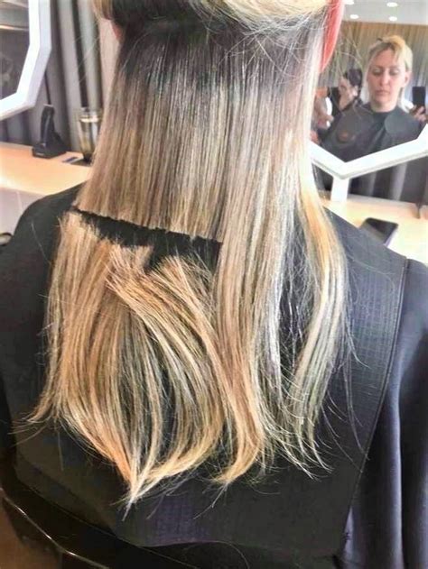 Haircut In Front Of A Mirror