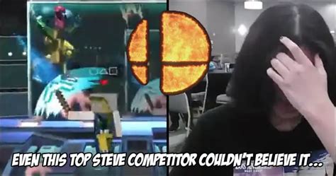 Even The Steve Player Was Shocked By His Character S Kill Combo In This Super Smash Bros