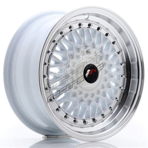 Jr Wheels Jr9 15x7 Et20 4x100108 White Wmachined Lip Races