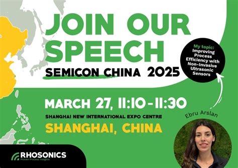Semicon Icmanufacturing Innovation Ultrasonicsensors… Ebru Arslan