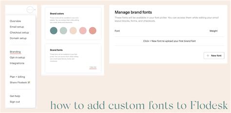 new flodesk feature custom brand fonts — thomfoolery design co