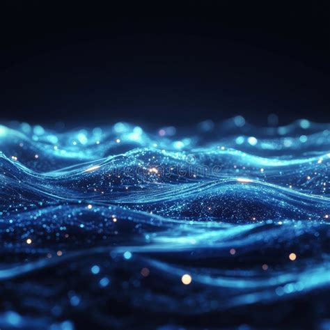 Waves Of Clear Blue Water Reflecting Light During Tranquil Sunset Stock Image Image Of Calm