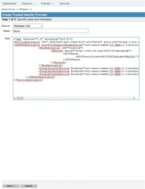 Azure Ad Integration With Nam Access Manager Netiq Tips Opentext