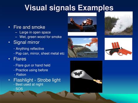 Wilderness Signaling Strategies Ppt Download