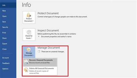 Как восстановить несохраненный документ Word в Windows 11 10 8 7