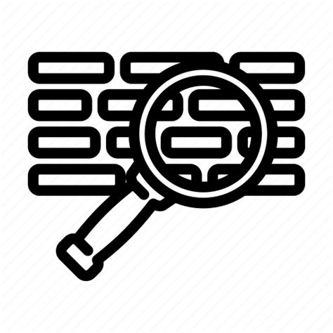 Search Magnifying Glass Nlp Language Processing Tokenization Icon