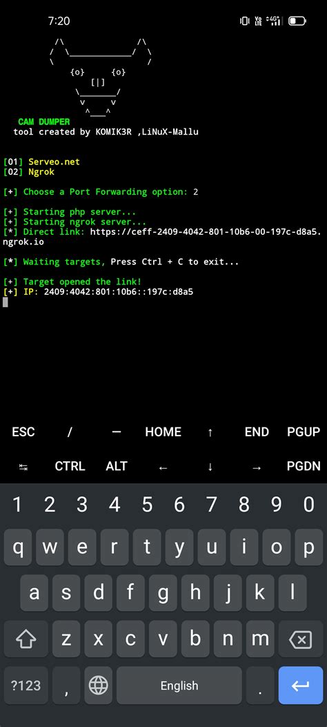 Link Is Not Generating Issue LiNuX Mallu CAM DUMPER GitHub