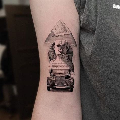 46 Jarring Pyramid Tattoo Ideas For Your Next Adventure