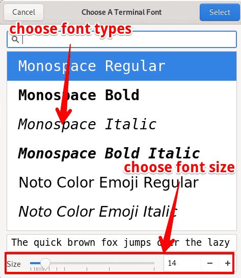 How To Change Font Type Size And Color Of Debian 10 Terminal LinuxWays