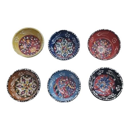 Set 6 Boluri Rotunde Mici Ceramica Model Traditional Emagro
