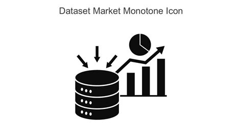 Dataset Market Monotone Icon In Powerpoint Pptx Png And Editable Eps Format Ppt Slide