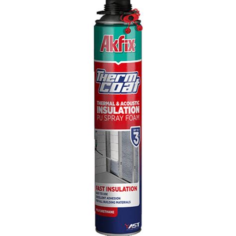 Akfix Thermcoat Insulation And Acoustic Professional Foam 28 7 Oz 850ml