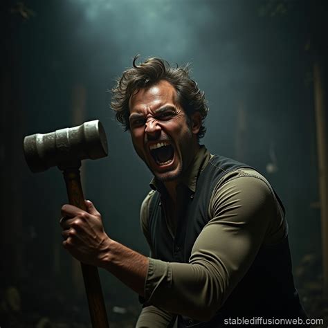 Angry Luddite Vs Machine Stable Diffusion Online