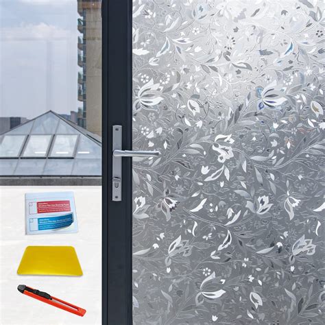 Zyggts Privacy Window Film Stained Glass Design Frosted India Ubuy
