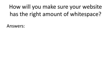 Whitespace Negative Space Ppt Download
