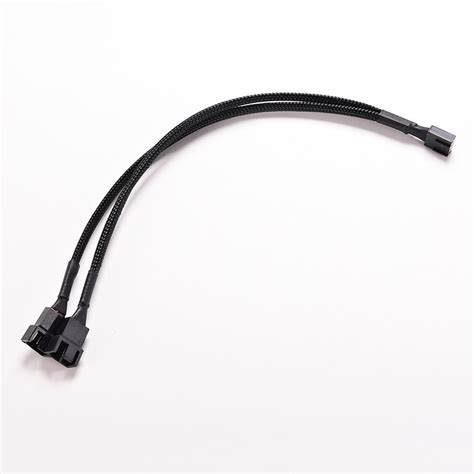 kabel extension 4 pin pwm fan power splitter dua port