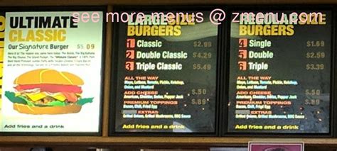 Online Menu Of Classic K Hamburgers Restaurant Cahokia Illinois