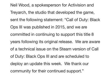 Call Of Duty Black Ops 3s Pc Hack Letting Hackers Take Control Over Your Device Devs Promise