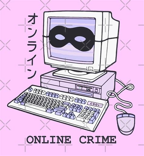 Online Crime Cyberpunk Aesthetic Retro Hacker By Xdeluxe Redbubble