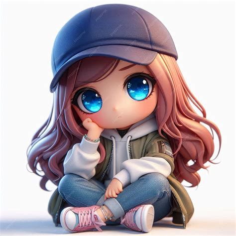 3d Chibi Boy And Girl Characters Premium Ai Generated Vector