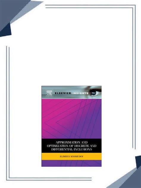 Ebook Approximation And Optimization Of Discrete And Differential