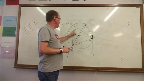 Maths Higher Aqa Lesson 39c Circle Theorem Example Youtube