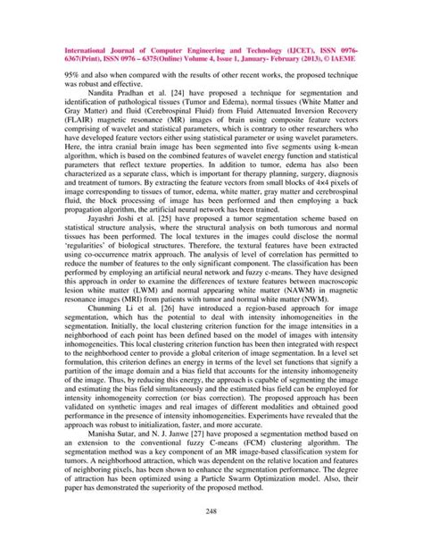 Identifying Brain Tumour From Mri Image Using Modified Fcm And Support Pdf