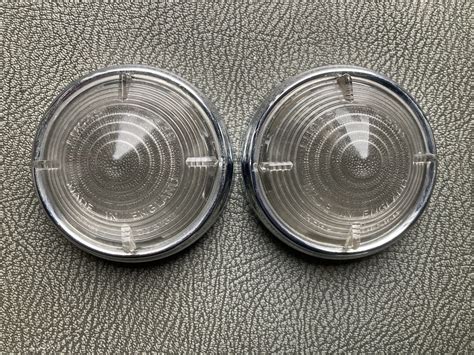 Lucas L539 Side Lights Lenses Clear Genuine Made In England De