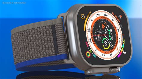 Apple Watch Ultra Trail Loop Blue-Gray 3D Model $39 - .3ds .blend .c4d .fbx .max .ma .lxo .obj ...