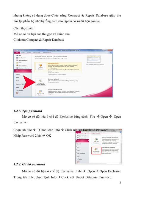 Giáo Trình Quản Trị Csdl Với Access Nghề Quản Trị Mạng Máy Tính
