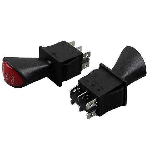 forward stop back dpdt 6pin latching slide rocker switch kcd4 604 6p