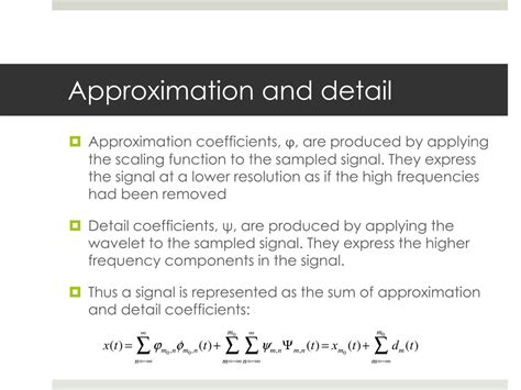Ppt Wavelets Powerpoint Presentation Free Download Id2225877
