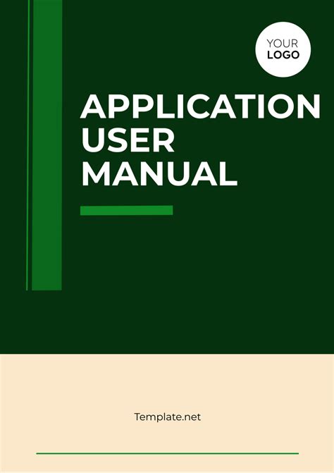 free personal user manual template to edit online