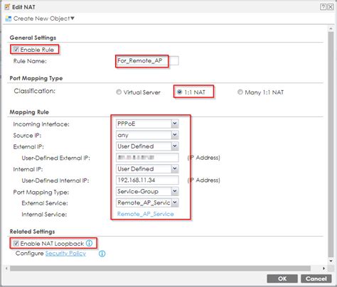 How Do I Set Up NAT Port Forwarding For Remote AP Usage On The Firewall Zyxel Community