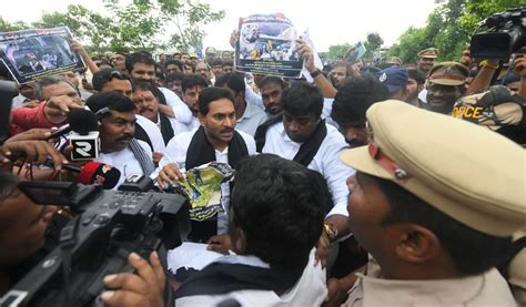 Ap Assembly Ysrc Mlas Protest Over Deteriorating Law And Order Situation Telangana Today