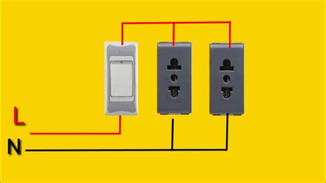 One Switch 2 Socket Connection 1 Switch 2 Pin Socket Connection 1 Switch 2 Pin Socket