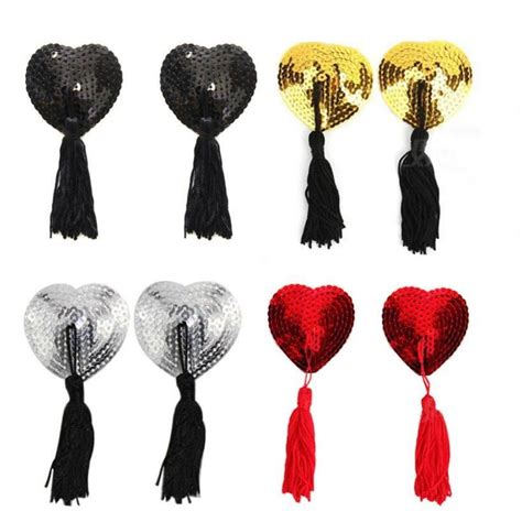 Heart Tassel Nipple Pasties View All Collections From Luxury World Of