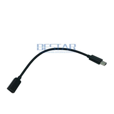 10cm Black And White Usb 20 Mini Usb B 5 Pin Male T Grandado