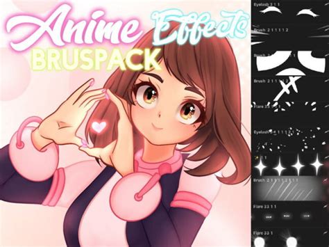 Anime Effects Procreate Brushes Graphicsbunker