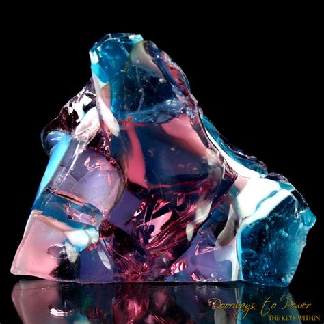 Venusian Pink Angel Aura Opal Bi Color Andara Crystal Doorways To Power