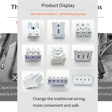 P Poles Push Wire Wiring Light Terminal Block Tai Ding Electric