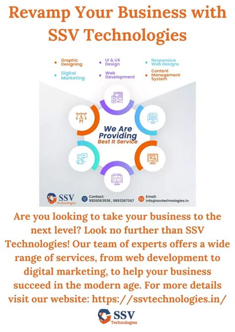 Ppt Revamp Your Business With Ssv Technologies Powerpoint