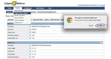 Litespeedwikiconfigtoggle Debug Logging Litespeed Wiki