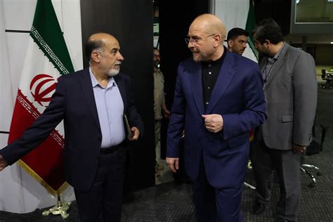 جام‌جم آنلاین گزارش تصویری حضور دکتر محمد باقر قالیباف در برنامه